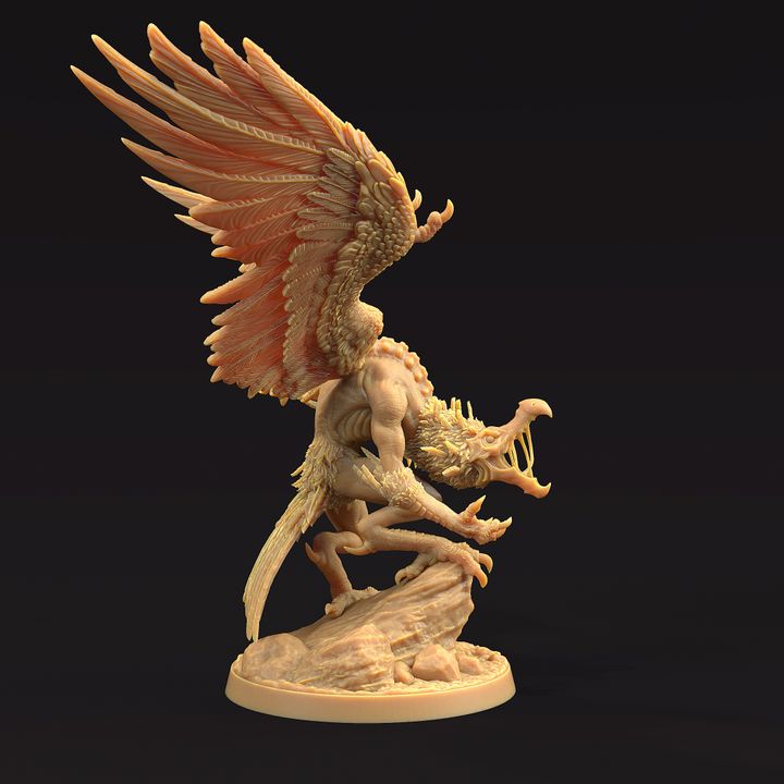 3D Printable Vrock | PRESUPPORTED | Dungeon Classics by Dungeon Classics